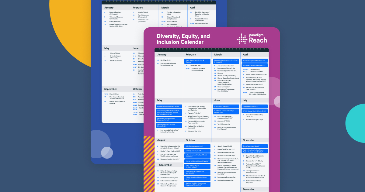 Key 2024 Diversity, Equity, and Inclusion Dates - Paradigm